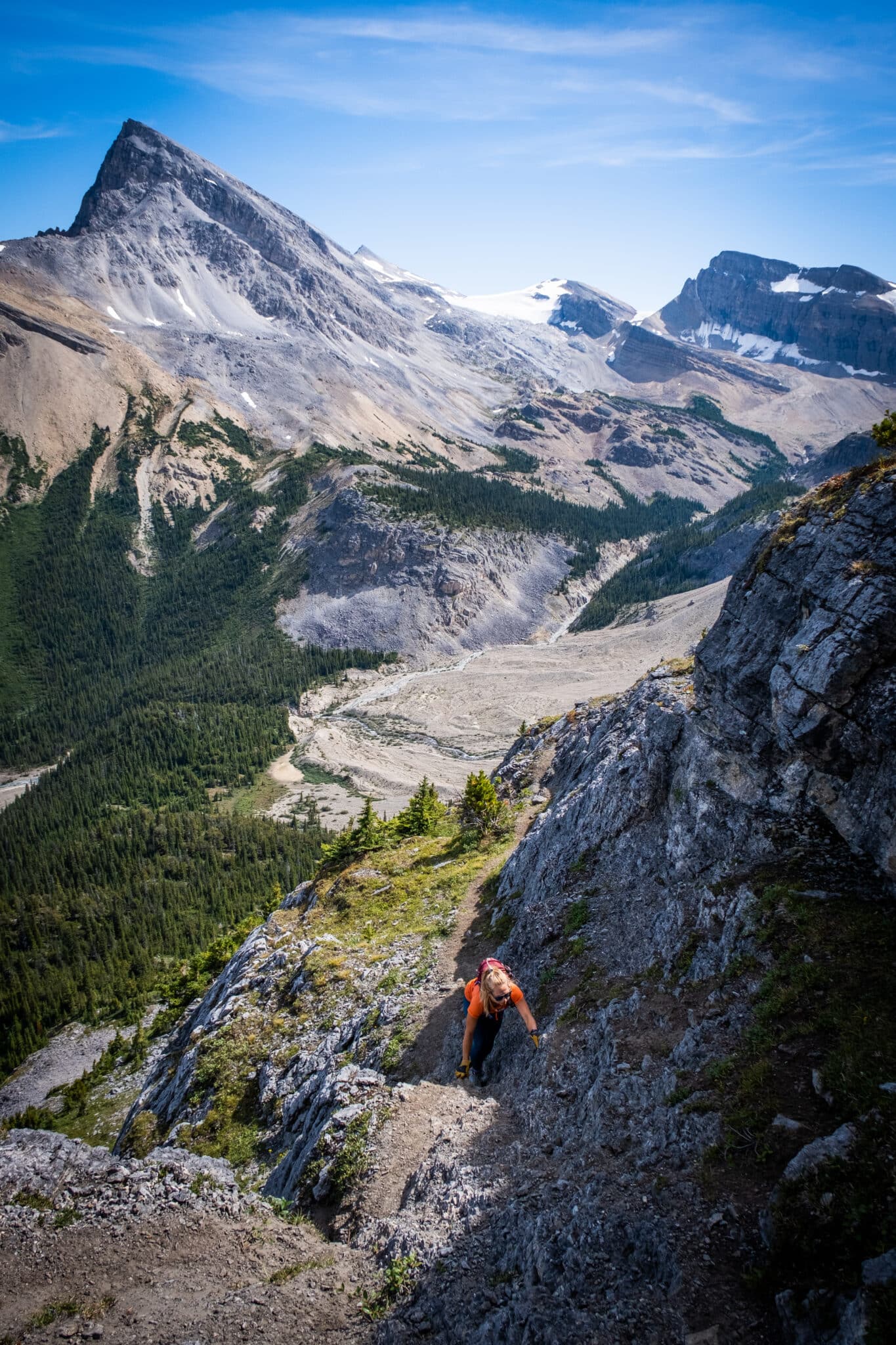 How to Scramble Mount Jimmy Simpson in Banff National Park