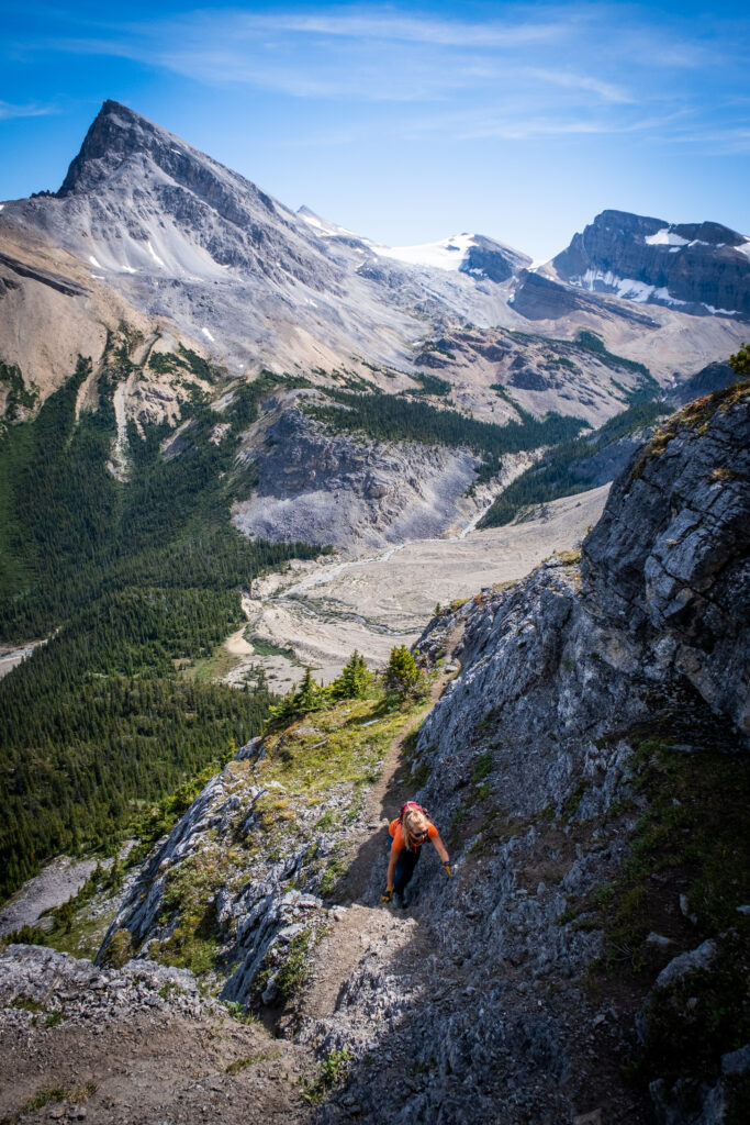 How to Scramble Mount Jimmy Simpson in Banff National Park