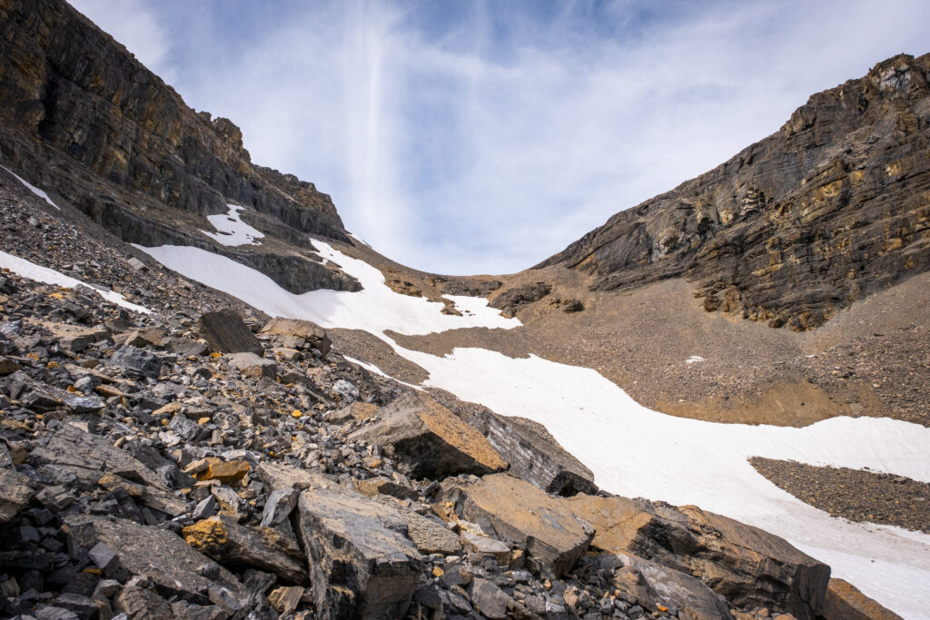 How to Scramble Mount Jimmy Simpson in Banff National Park