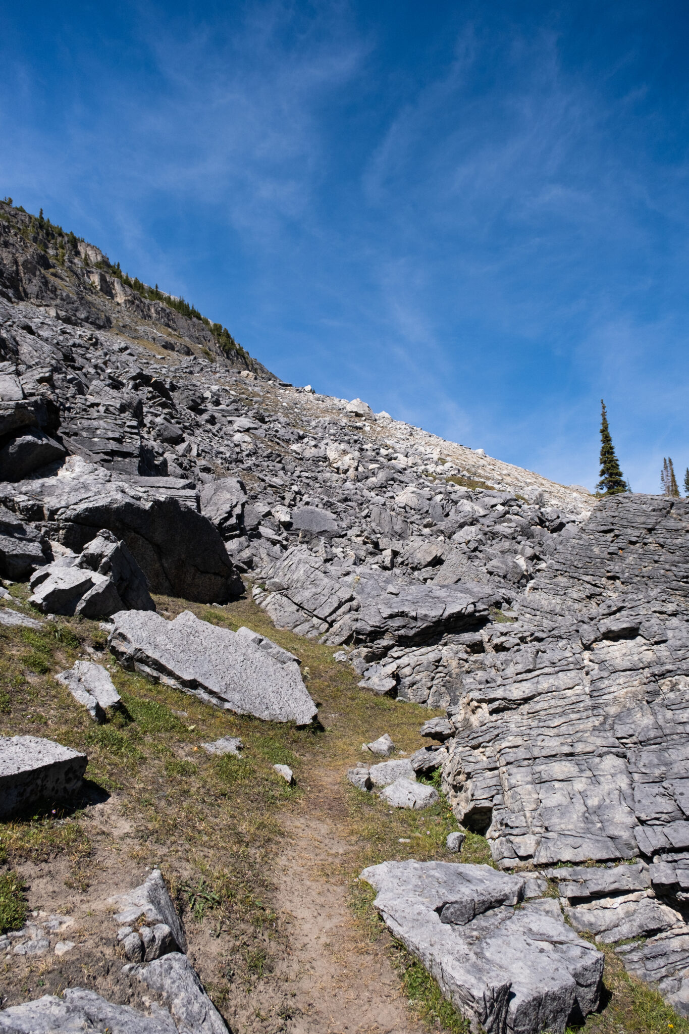 How to Scramble Mount Jimmy Simpson in Banff National Park