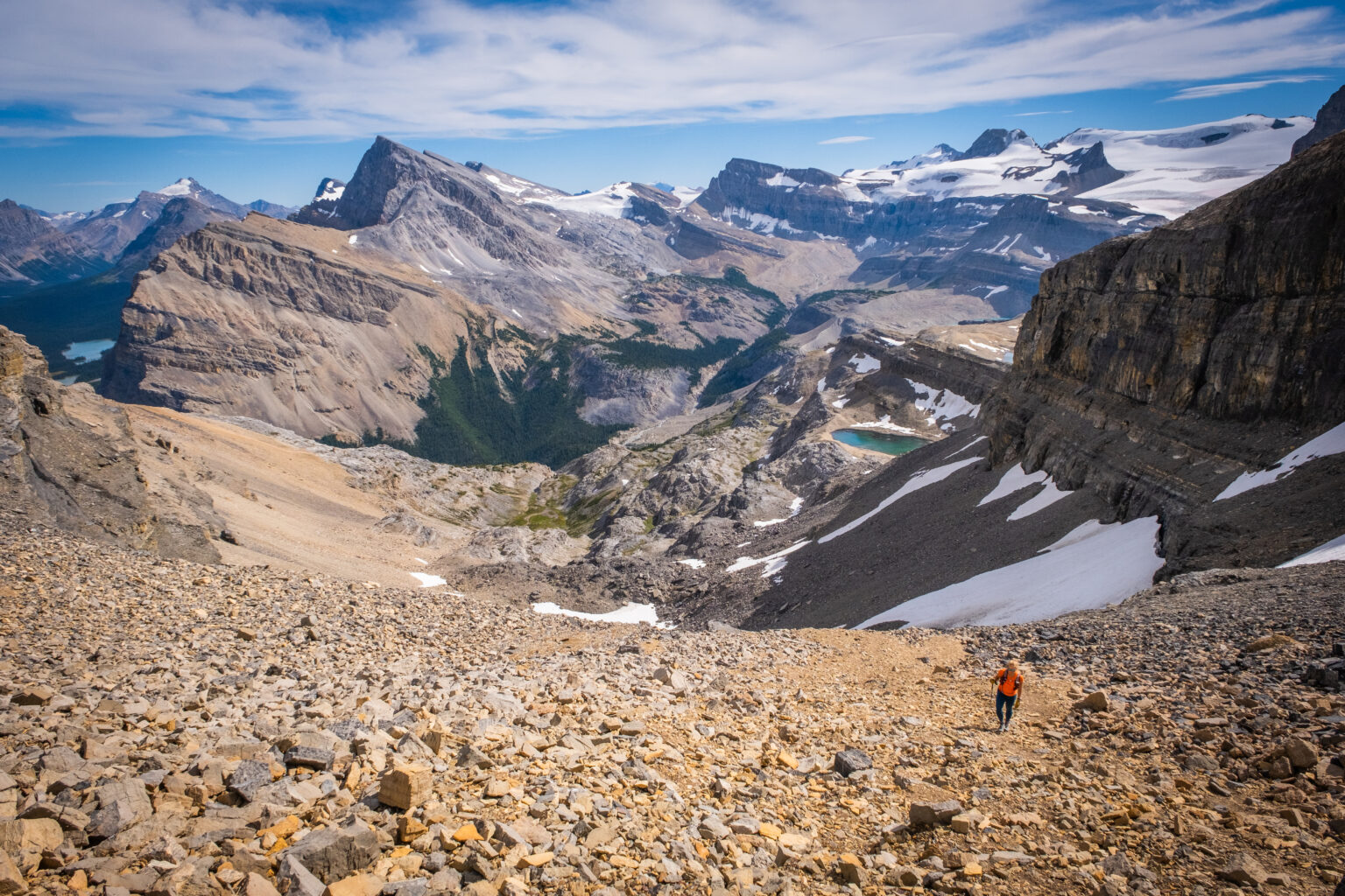 How to Scramble Mount Jimmy Simpson in Banff National Park