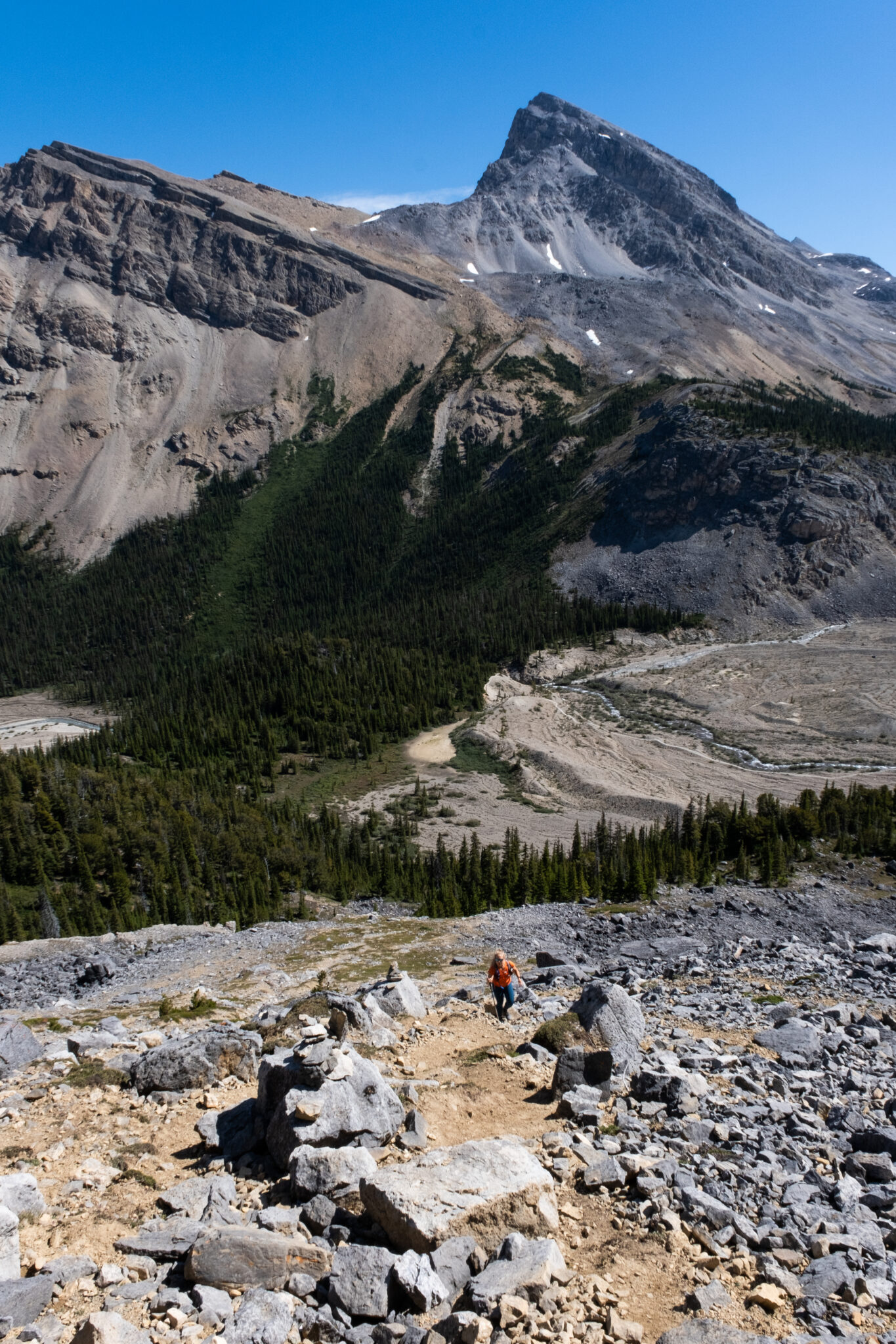 How to Scramble Mount Jimmy Simpson in Banff National Park