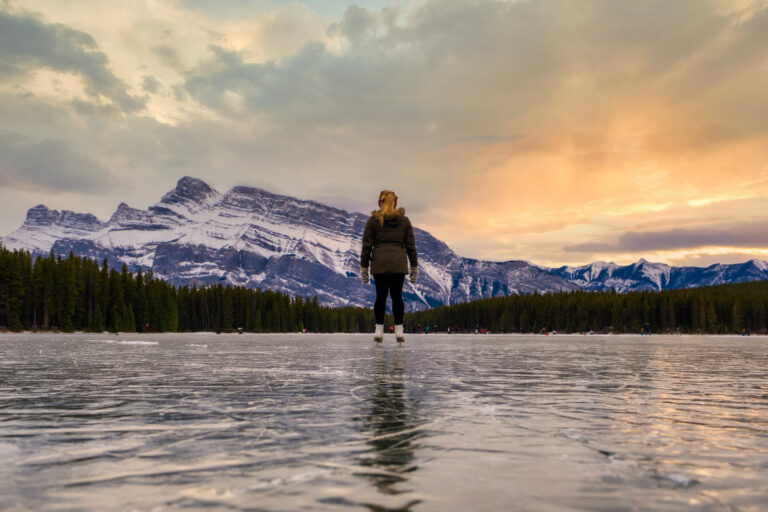 Where to Go Ice Skating in Banff and Canmore (2023)