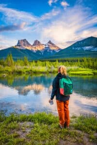 Where to Get the BEST Views of the Three Sisters in Canmore