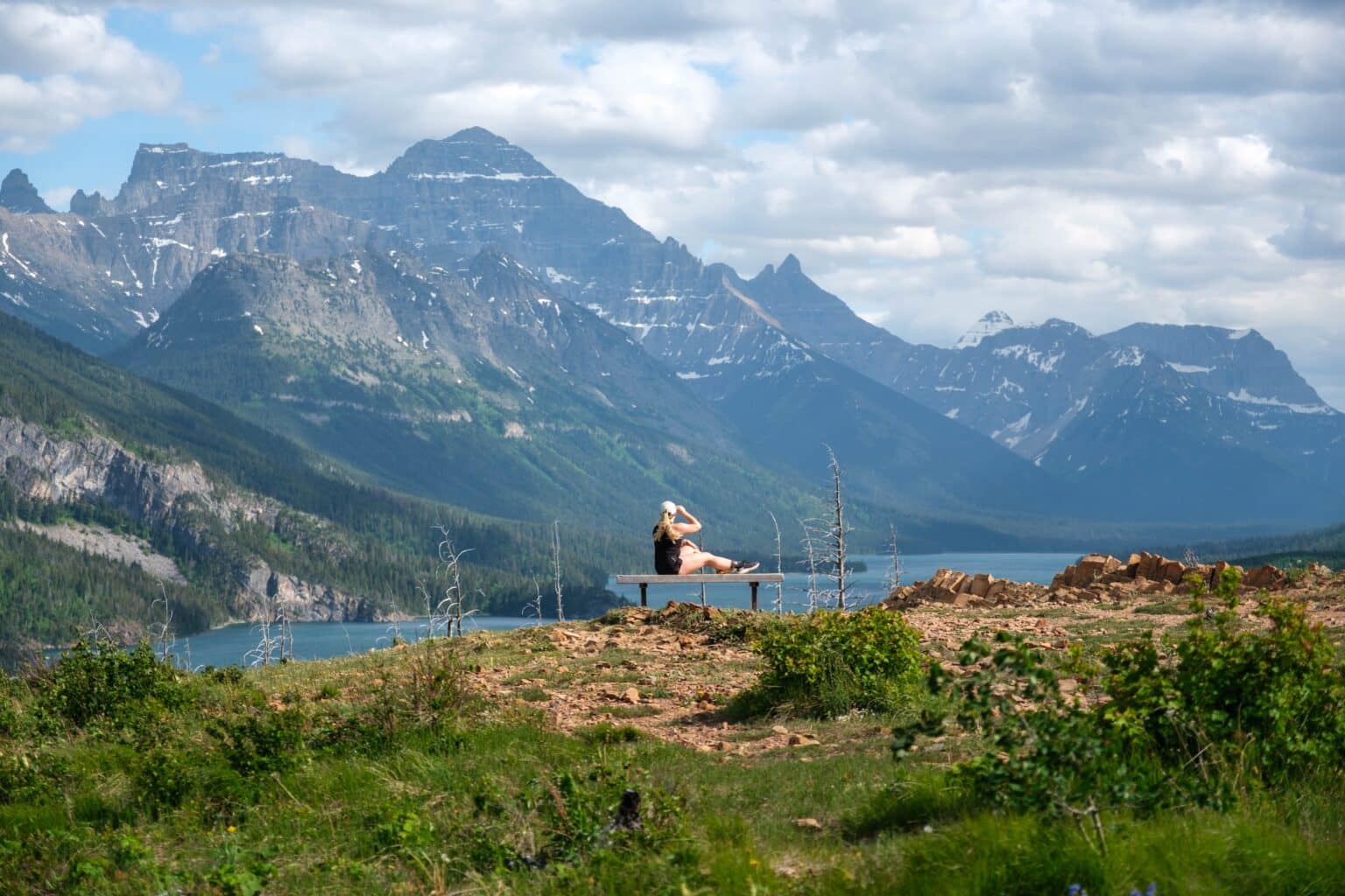 Bertha Falls & Lake Day Hike In Waterton