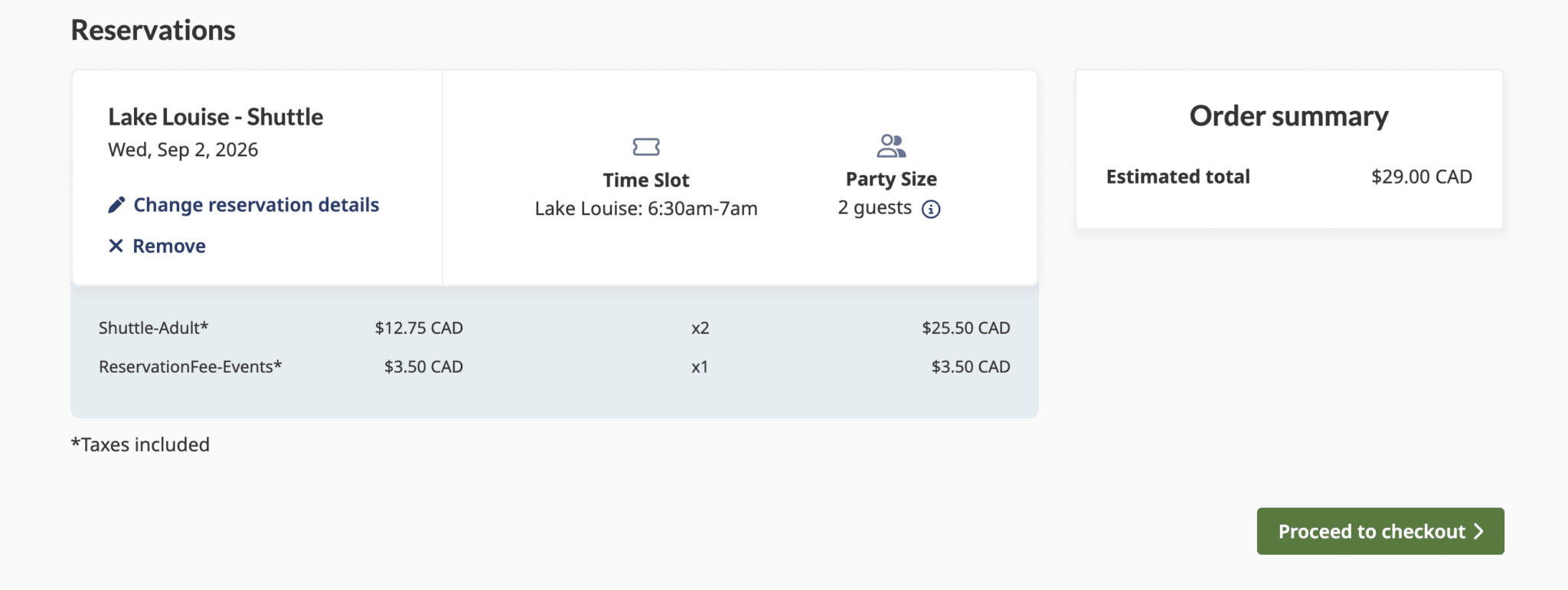 How to Book Shuttles on the Parks Canada Reservation System